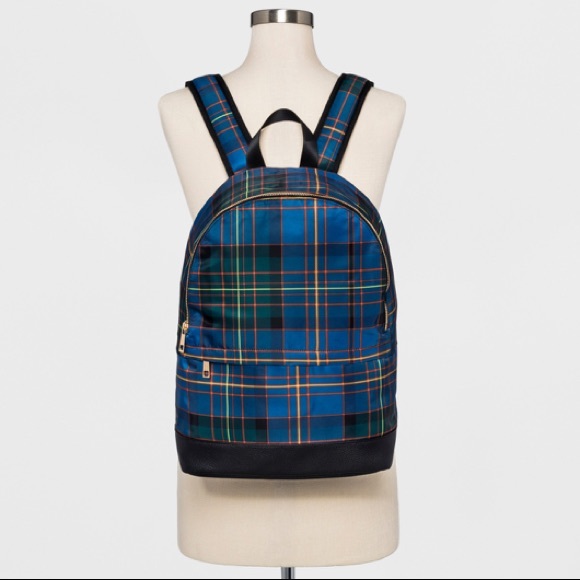 a new day | Bags | Nwt Womens A New Day Plaid Nylon Dome Backpack ...